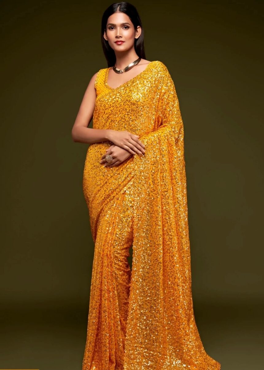 Yellow Paithani Silk Saree - Urban Womania
